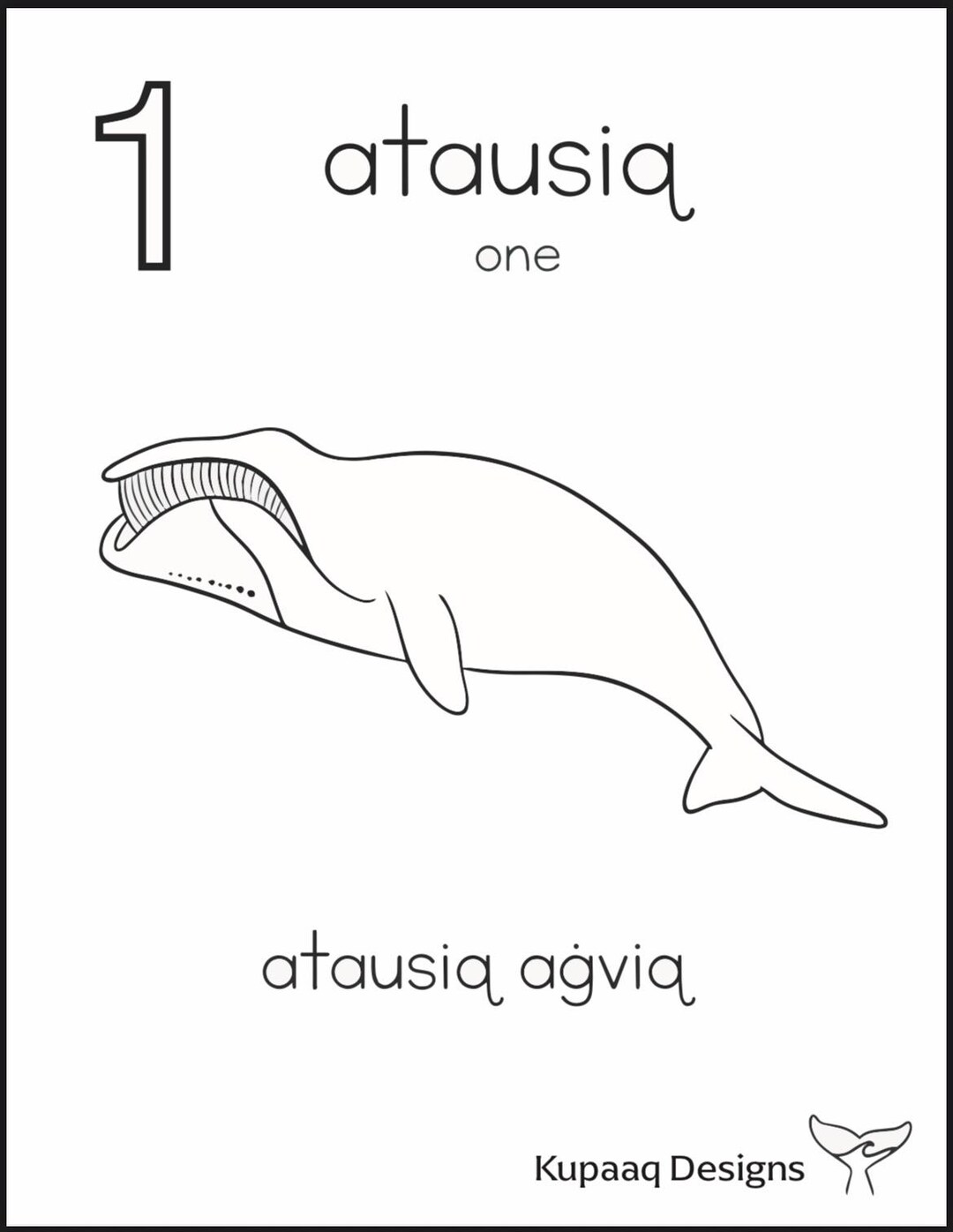 Kisurrutit (numbers) Coloring Pages - Digital Download - Learn to Count ...