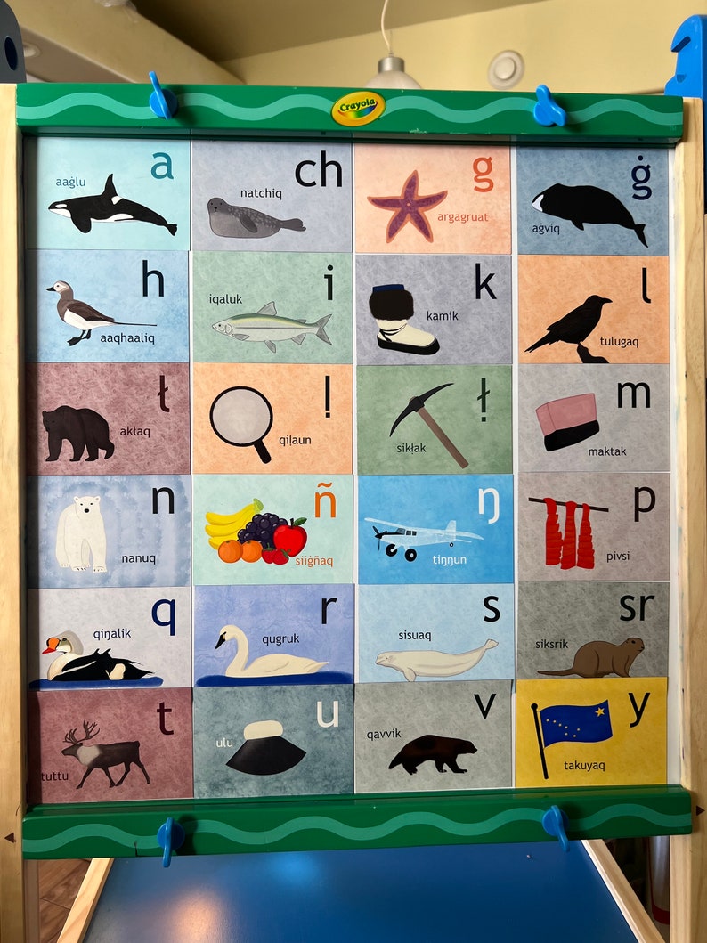 Magnets - Atchagat - Iñupiaq Alphabet - Etsy
