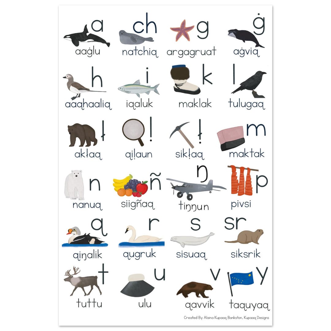 Iñupiaq Atchagat - Premium Semi-glossy Paper - Etsy