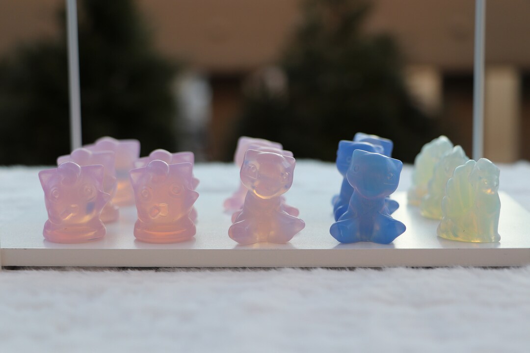 Mini Pokemon Crystal Carvings - Etsy