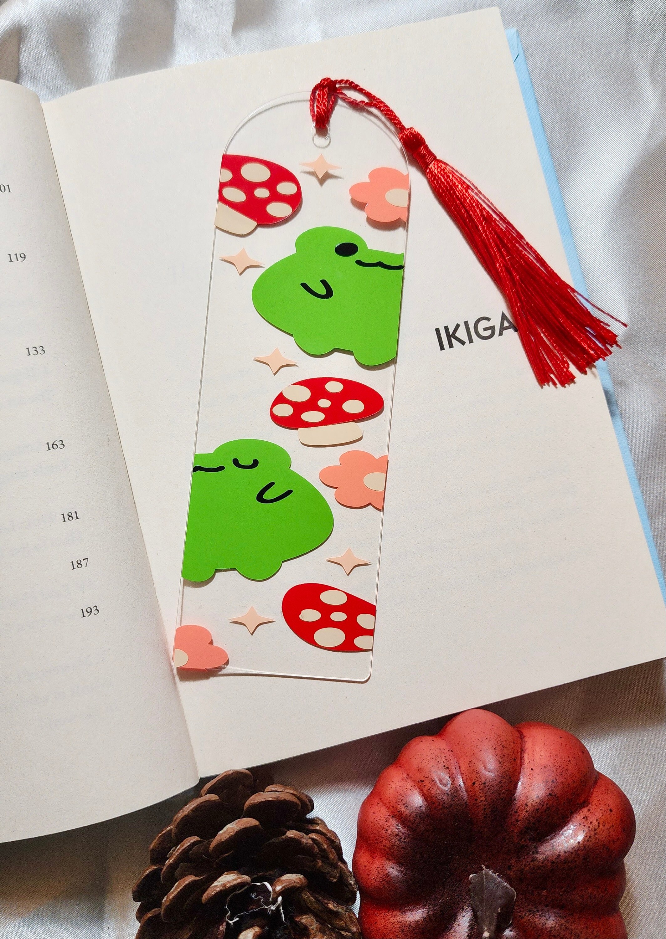 Cute Bookmark Frog Bookmark Aesthetic Bookmark Bookmark Personalized ...