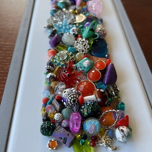 Wall Art - Beaded Framed Wall Art - Beadwork Home Decor - Handmade ...