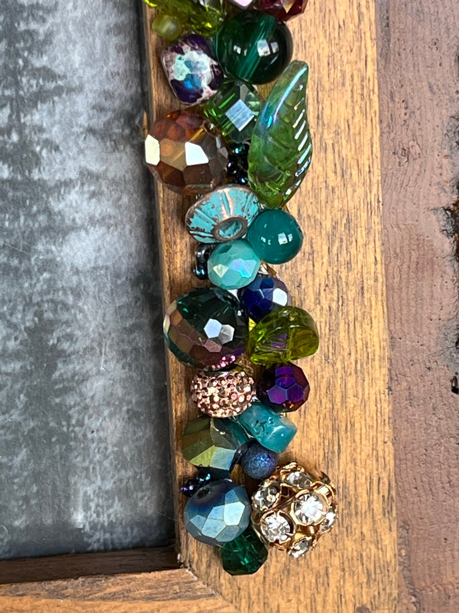 Photo Frame 4" X 6" Wood - Hand Embellished Picture Frame - Perfect ...