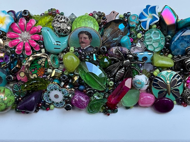 Wall Art - Framed Beaded Artwork - Beadwork Home Decor - Handmade ...