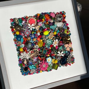 Wall Art - Home Decor - Handmade Beaded Wall Art - Colorful and Ready ...