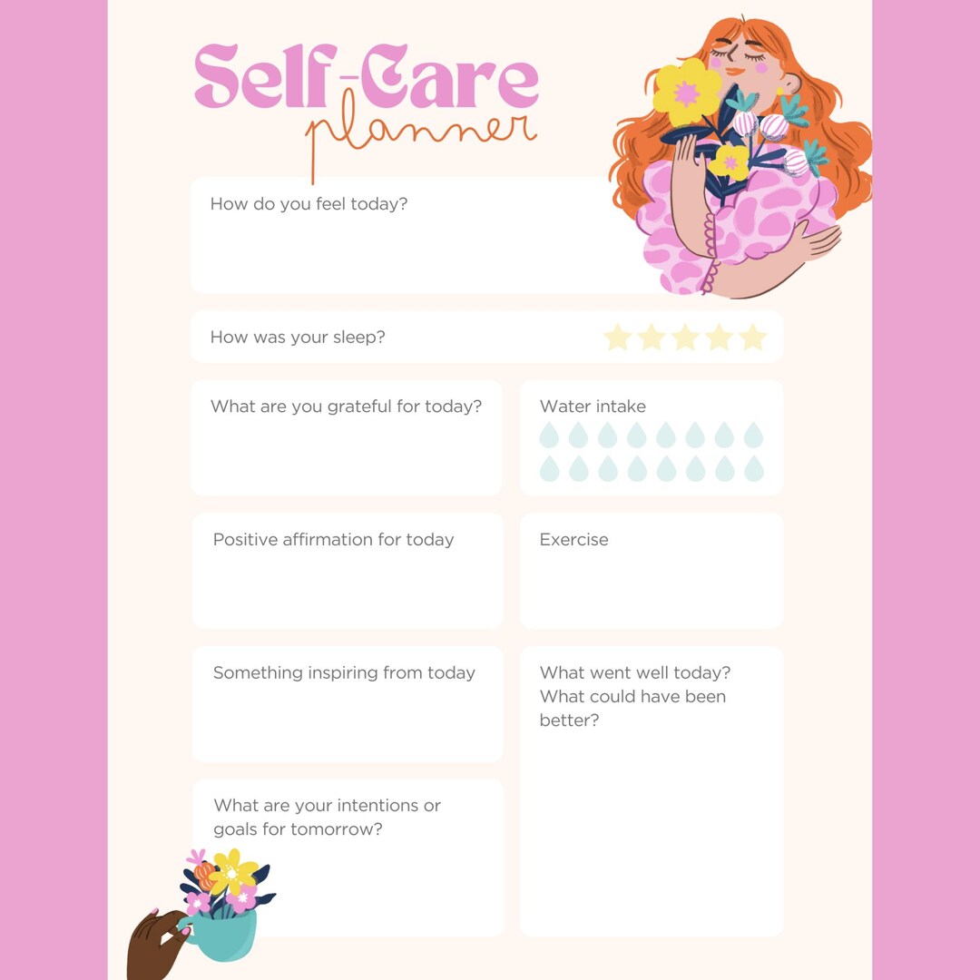 Self Care Journal, Self Care Workbook, Self Love, Burnout, Stress ...