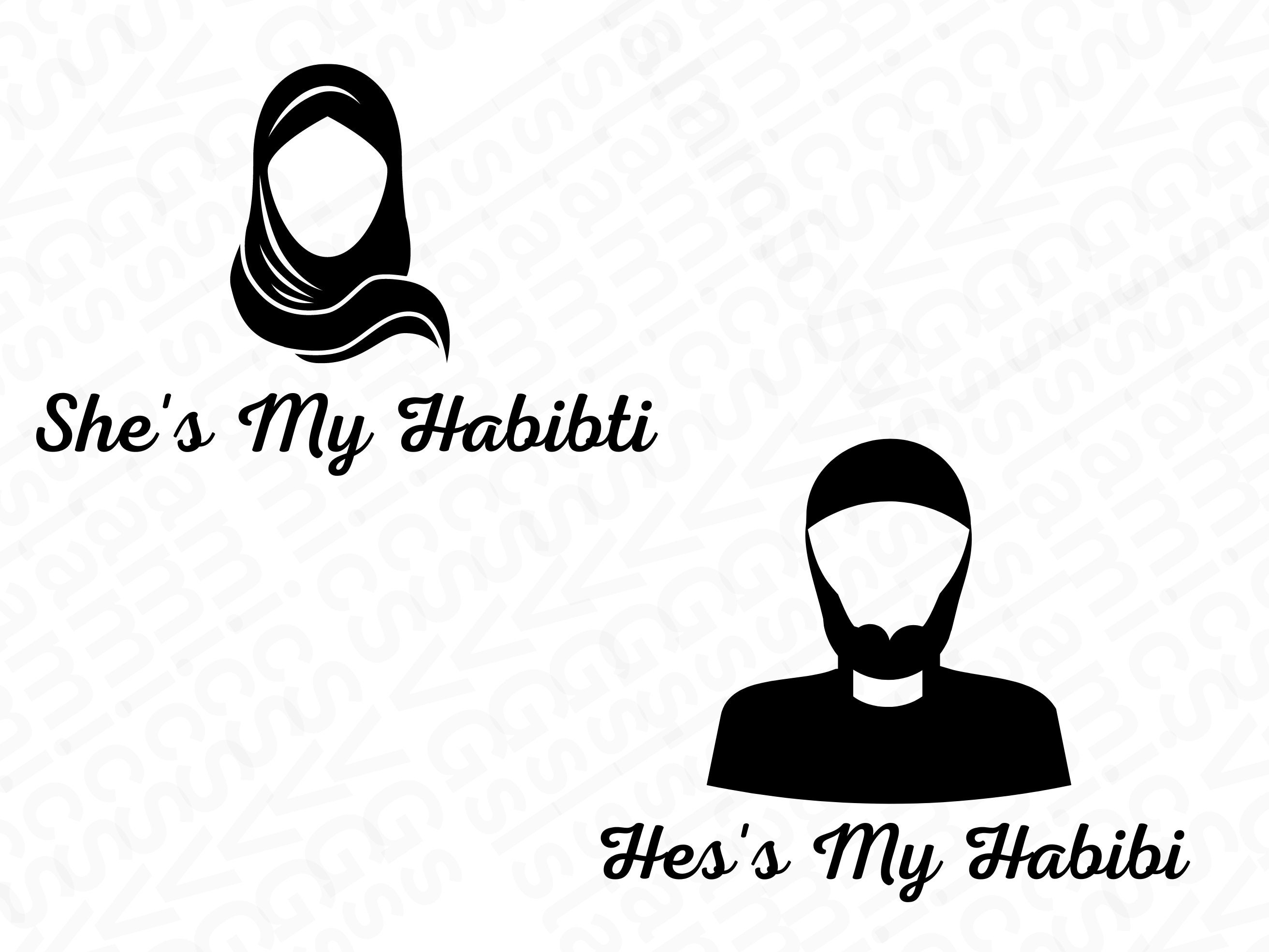 She's My Habibti and Hes's My Habibi Svg Valentine - Etsy