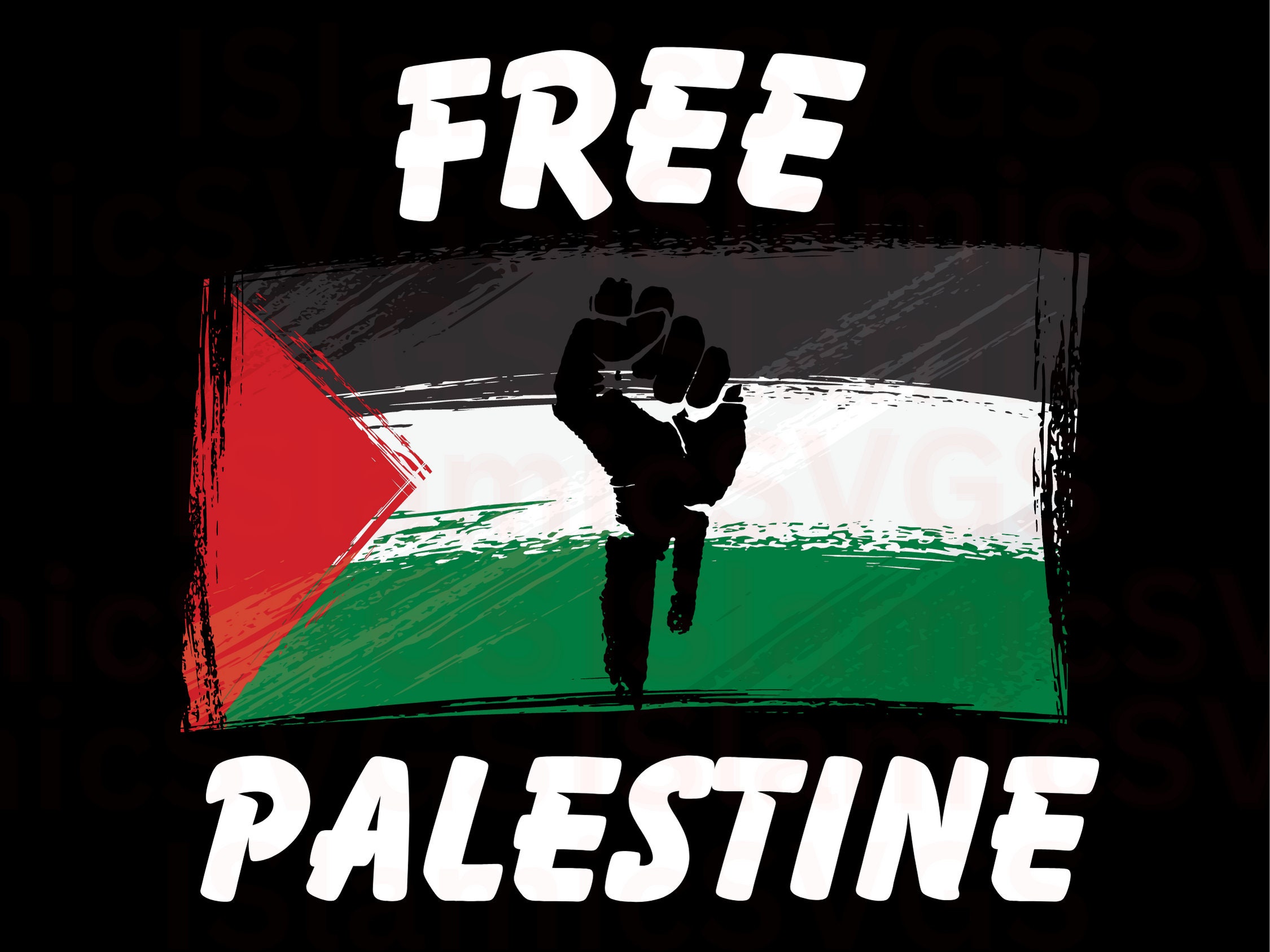 Free Palestine Flag SVG Islamic SVG Islamic Png Islam Png - Etsy