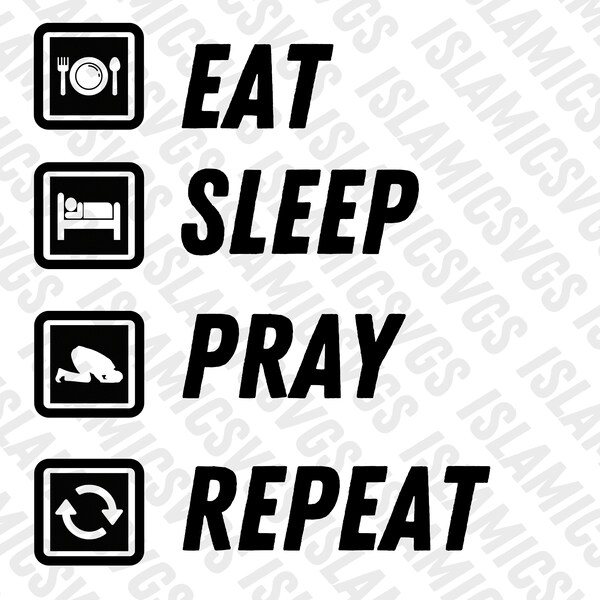 Eat Pray Sleep - Etsy