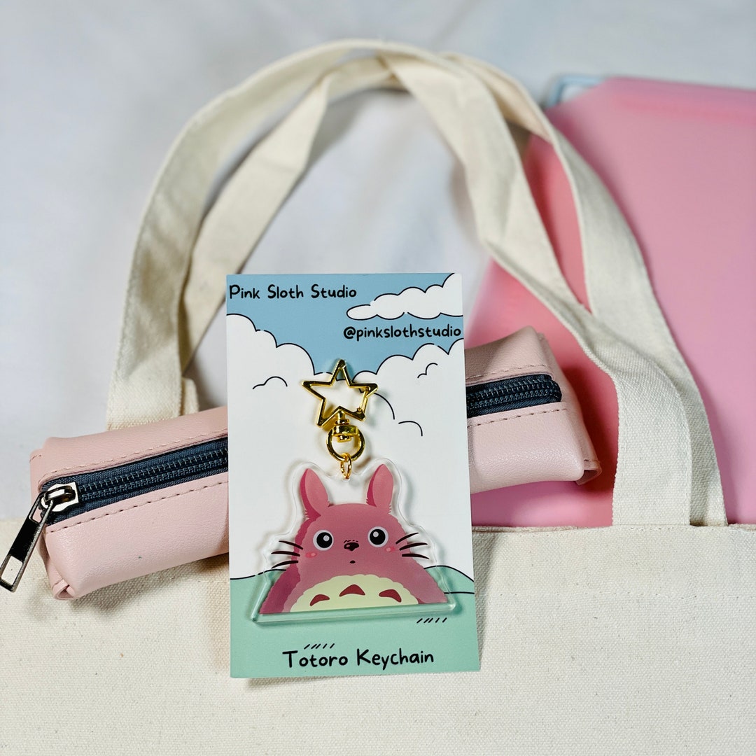 Kawaii Acrylic Keychain/cute Anime Character / Bear Keychain / Double ...