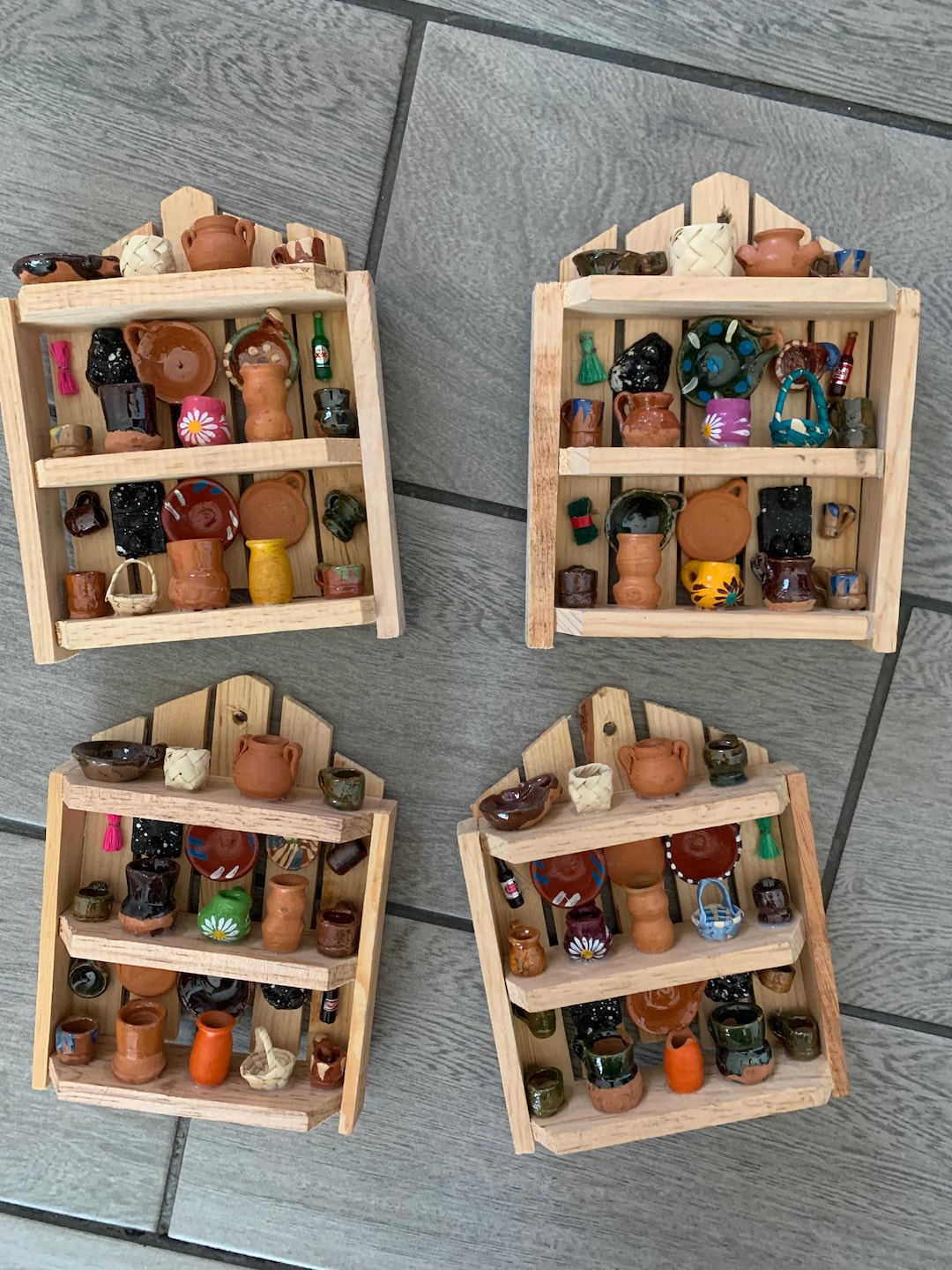 Handmade Mexican Wall Decor Trasterito. Miniature Mexican Kitchen ...