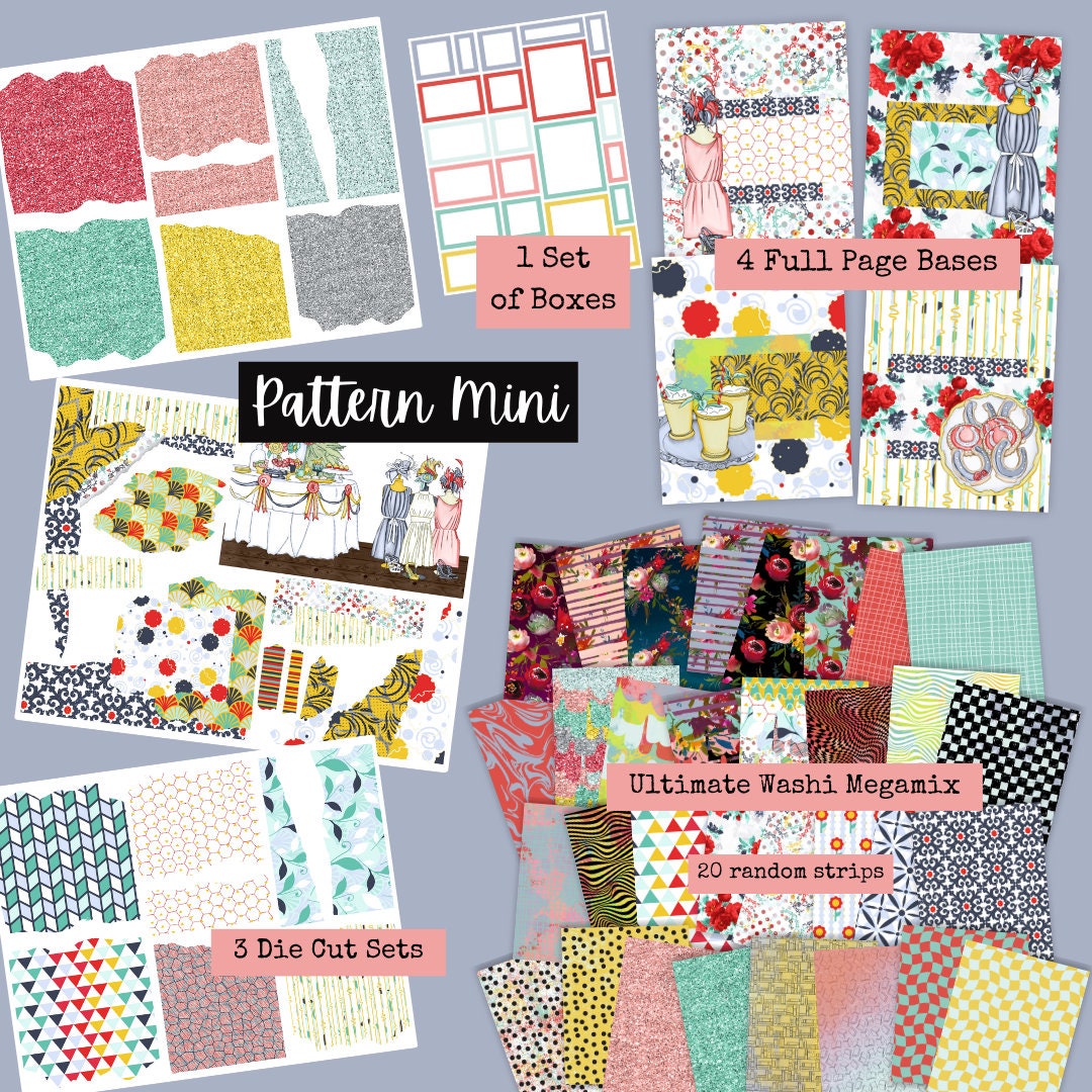 Kentucky Derby Pattern Mini Bundle Sticker Kit for Planner & Journal ...