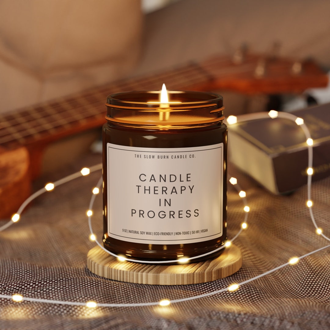 Candle Therapy in Progress - the Slow Burn Candle Co. Scented Soy ...