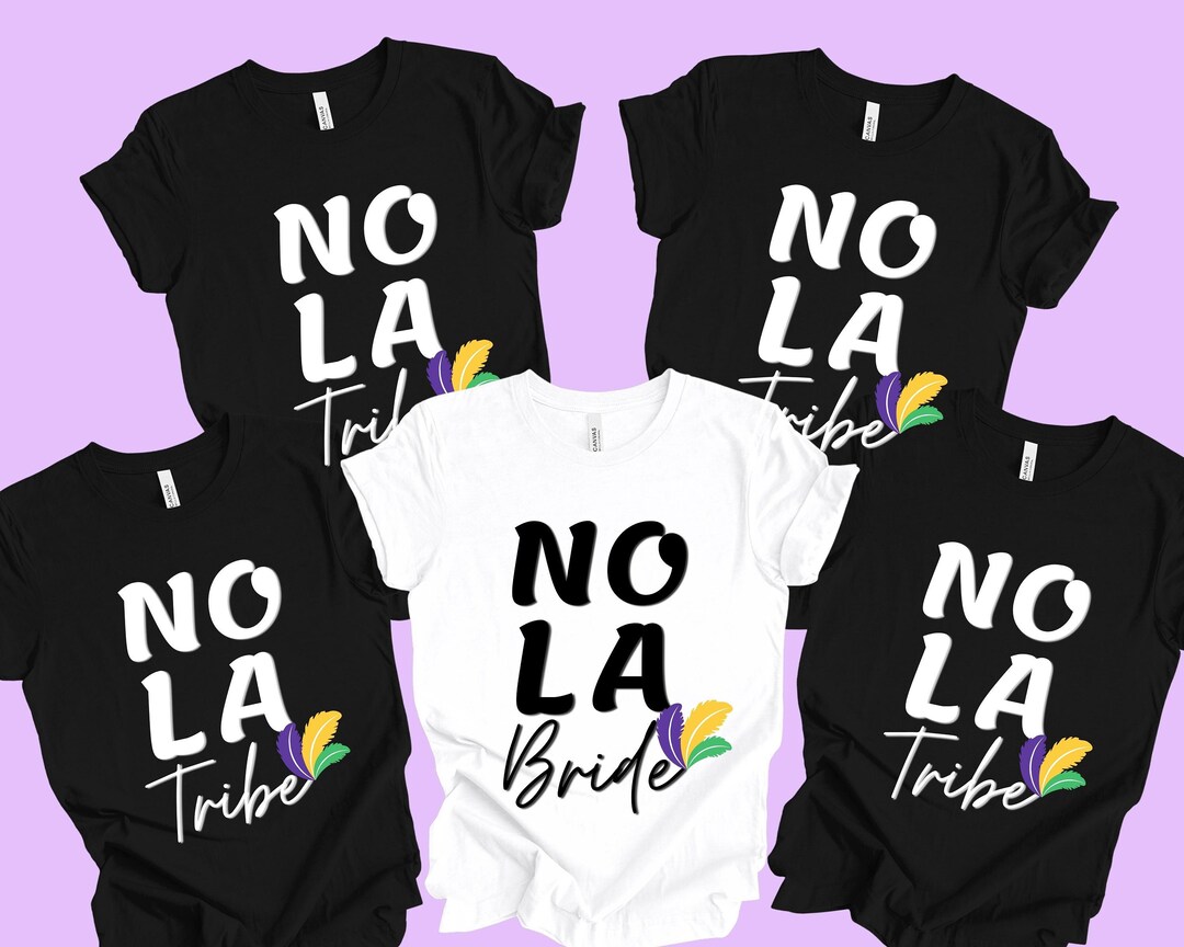 NOLA Bachelorette Party Shirts, New Orleans Bridal Crew Tee - Etsy