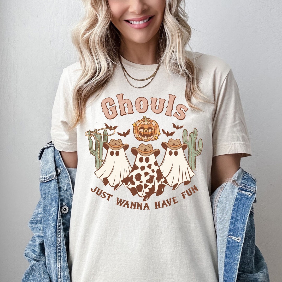 Ghouls Just Wanna Have Fun Lets Go Ghouls Shirt Boohaw Halloween Shirt ...