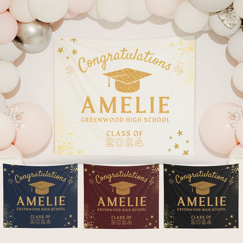 Graduation Backdrop - Etsy