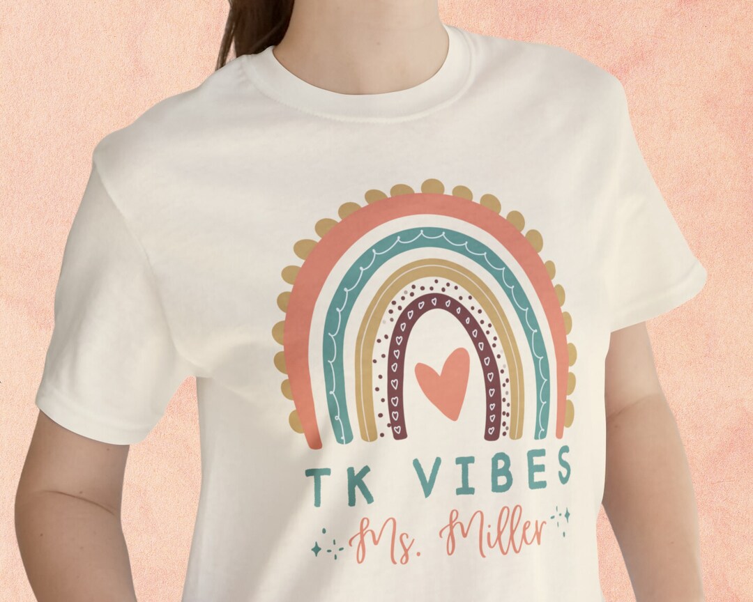 Tk Teacher Shirt Tk Teacher Tshirt Tk Teacher Gifts Tk Vibes Tk Crew ...
