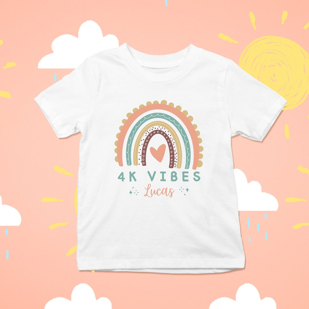 4k Teacher 4k Kindergarten 4k Back to School Shirts 4k T Shirt 4k Shirt ...