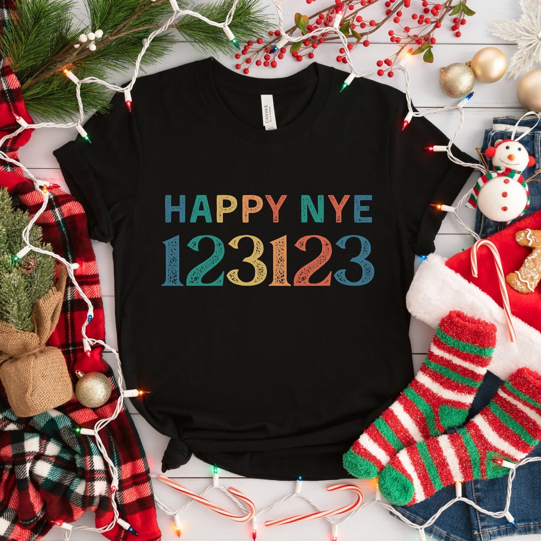 Happy NYE 123123 Shirt, Last Day of 2023 123123 Sweatshirt, NYE 2024 ...