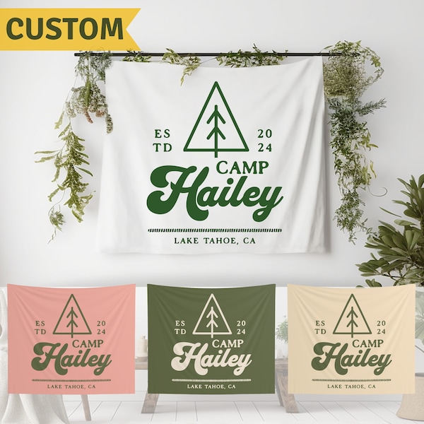 Camping Banner - Etsy