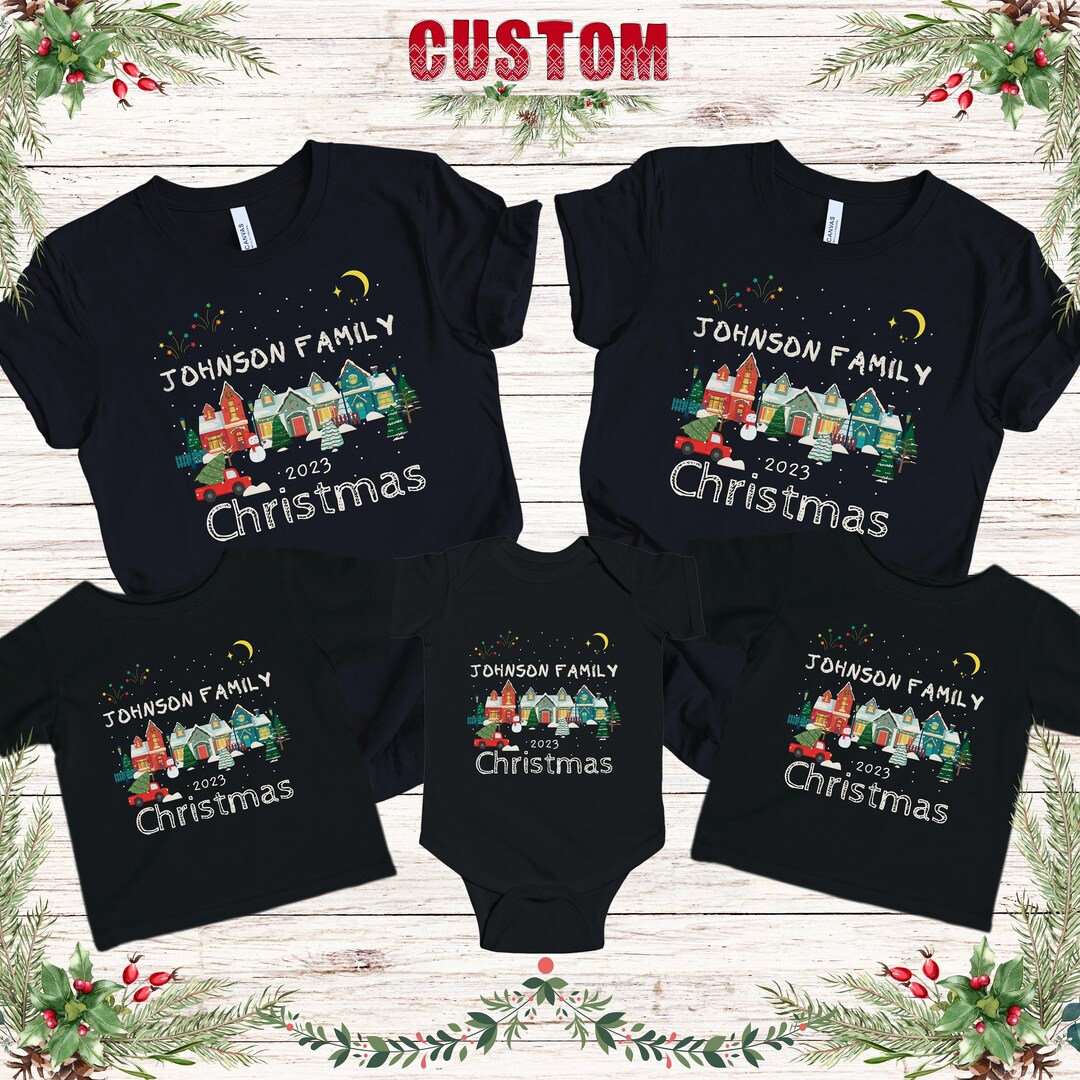Family Christmas Shirt, Custom Family Christmas 2024 Sweatshirt ...