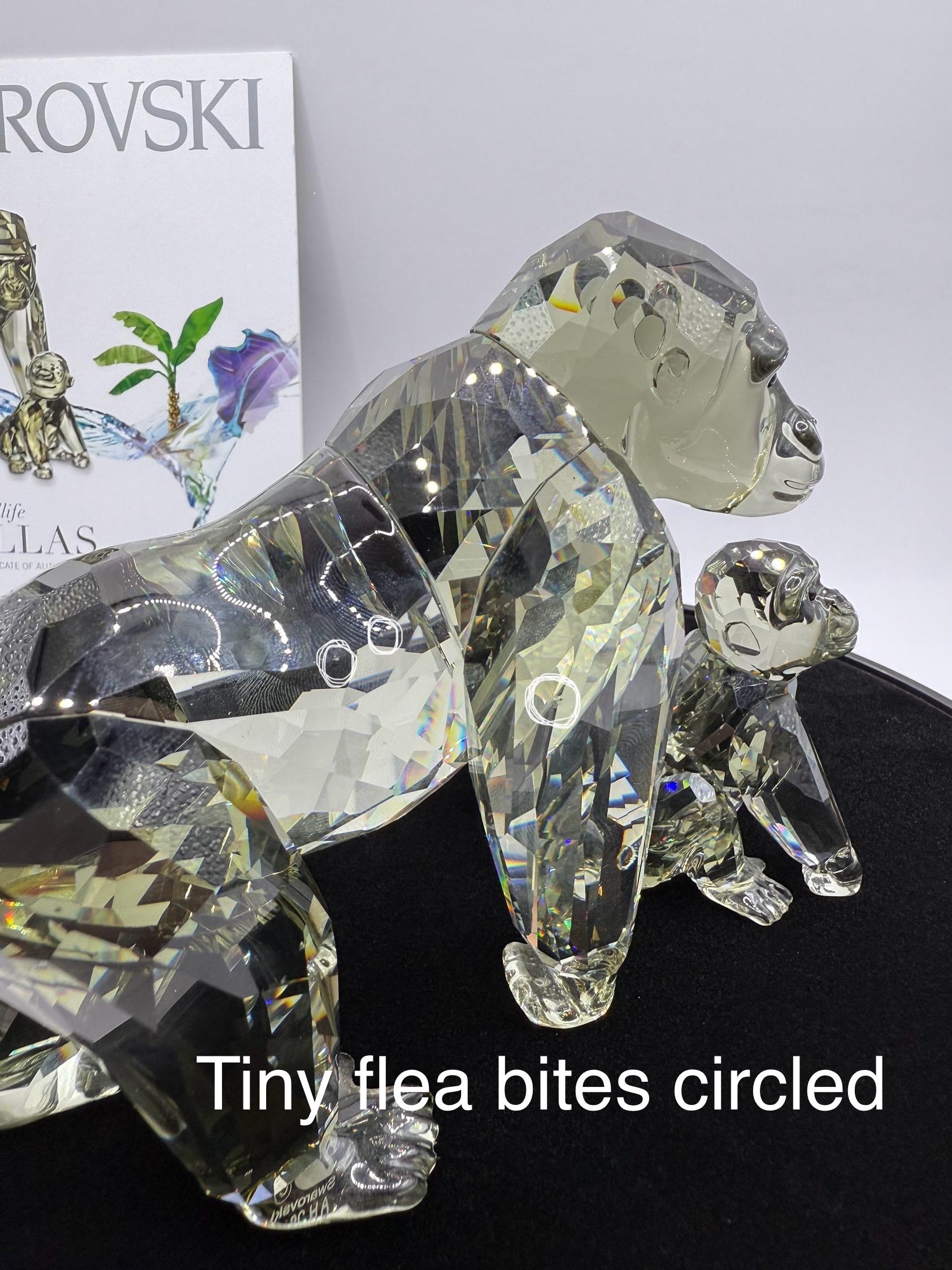 Swarovski Gorillas Endangered Wildlife Series Gorillas Parent & Baby ...