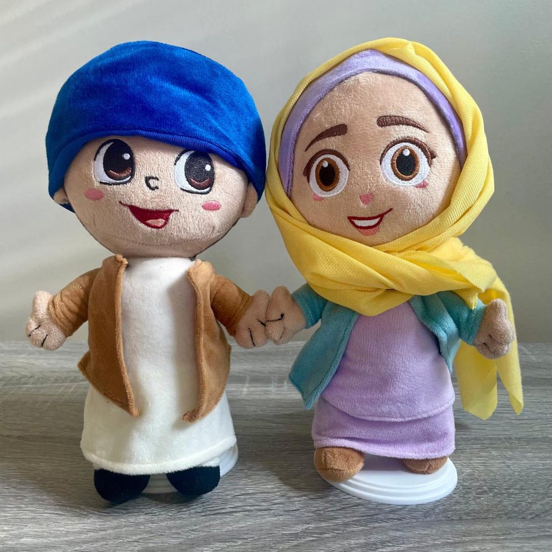 Yusuf and Yasmeen 12" Muslim Plush Doll Toys for Kids and Children - Etsy