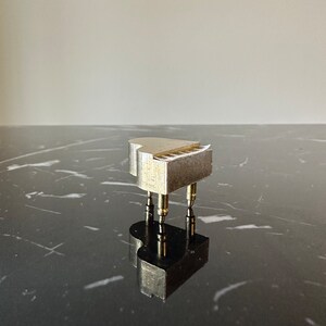 Miniature Solid Brass Piano Dollhouse Furniture Collectible Weighted ...