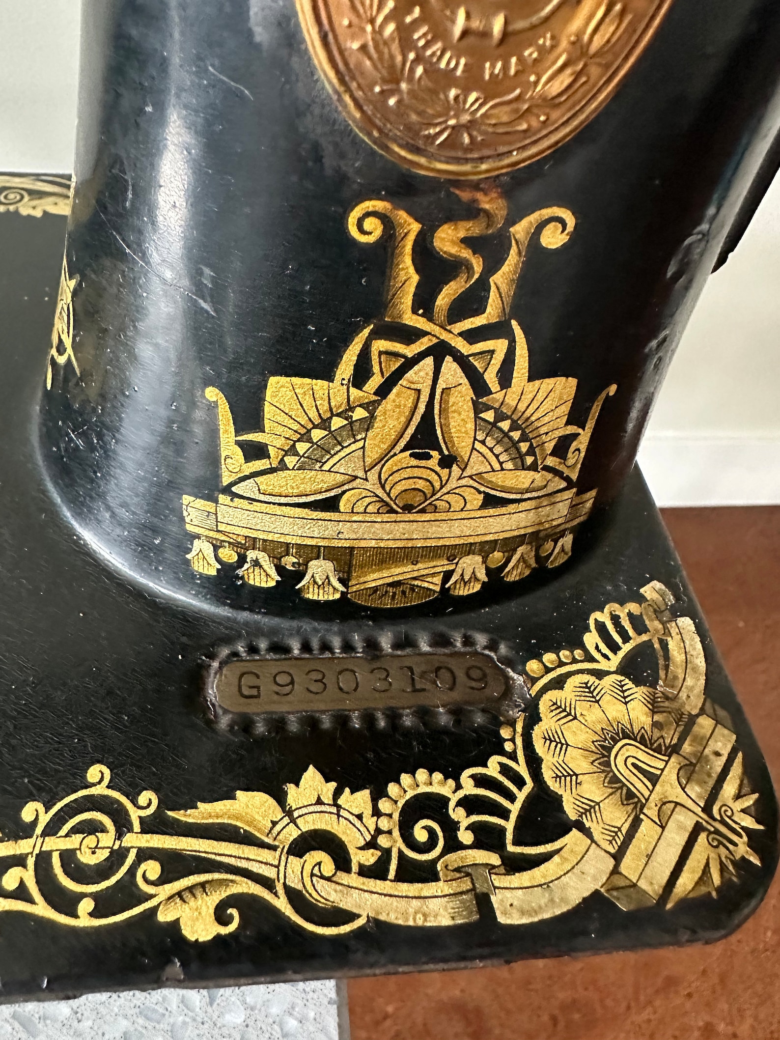 Antique 1905 Singer 27 Gold Sphinx Sewing Machine - Etsy