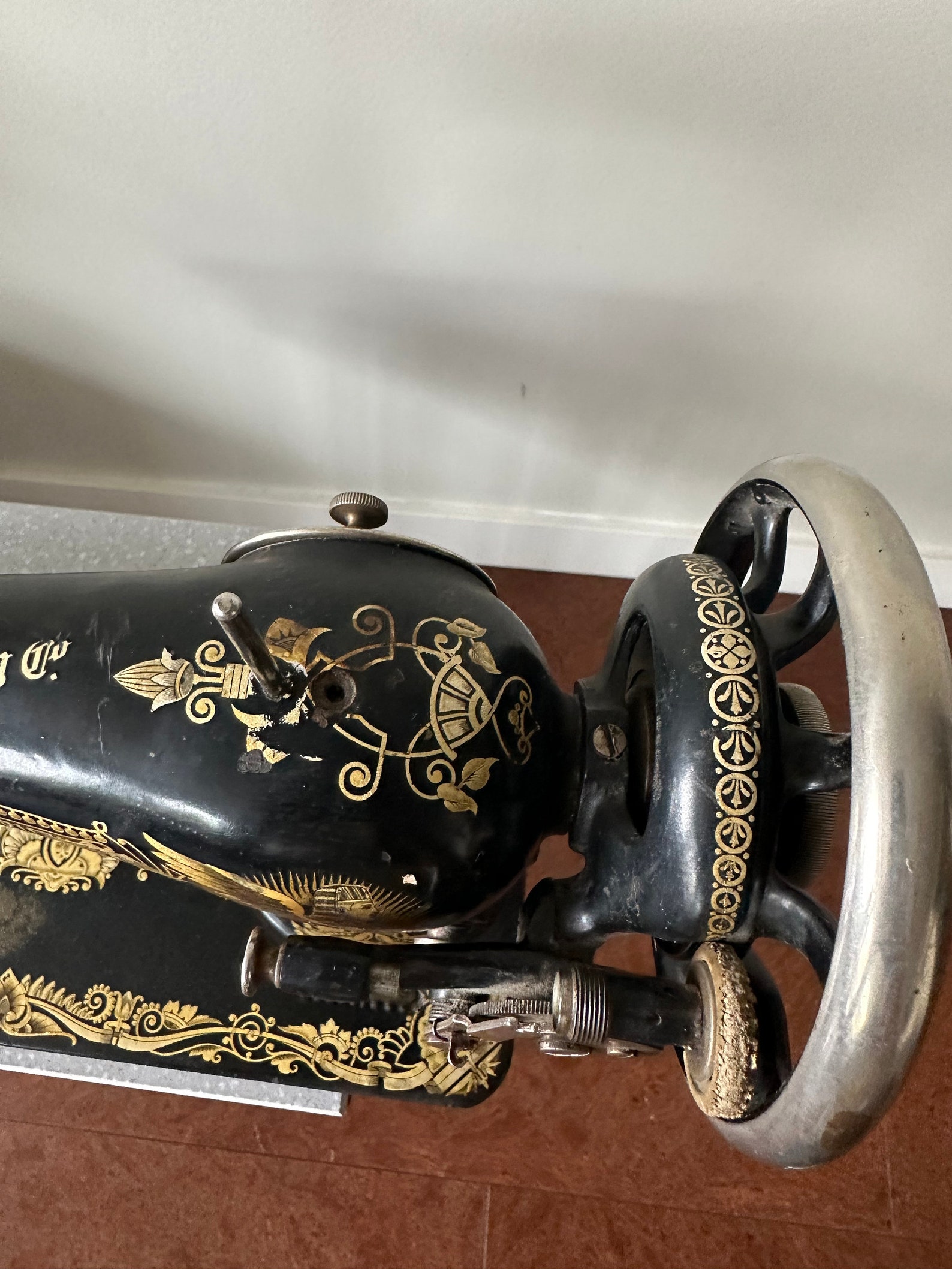 Antique 1905 Singer 27 Gold Sphinx Sewing Machine - Etsy