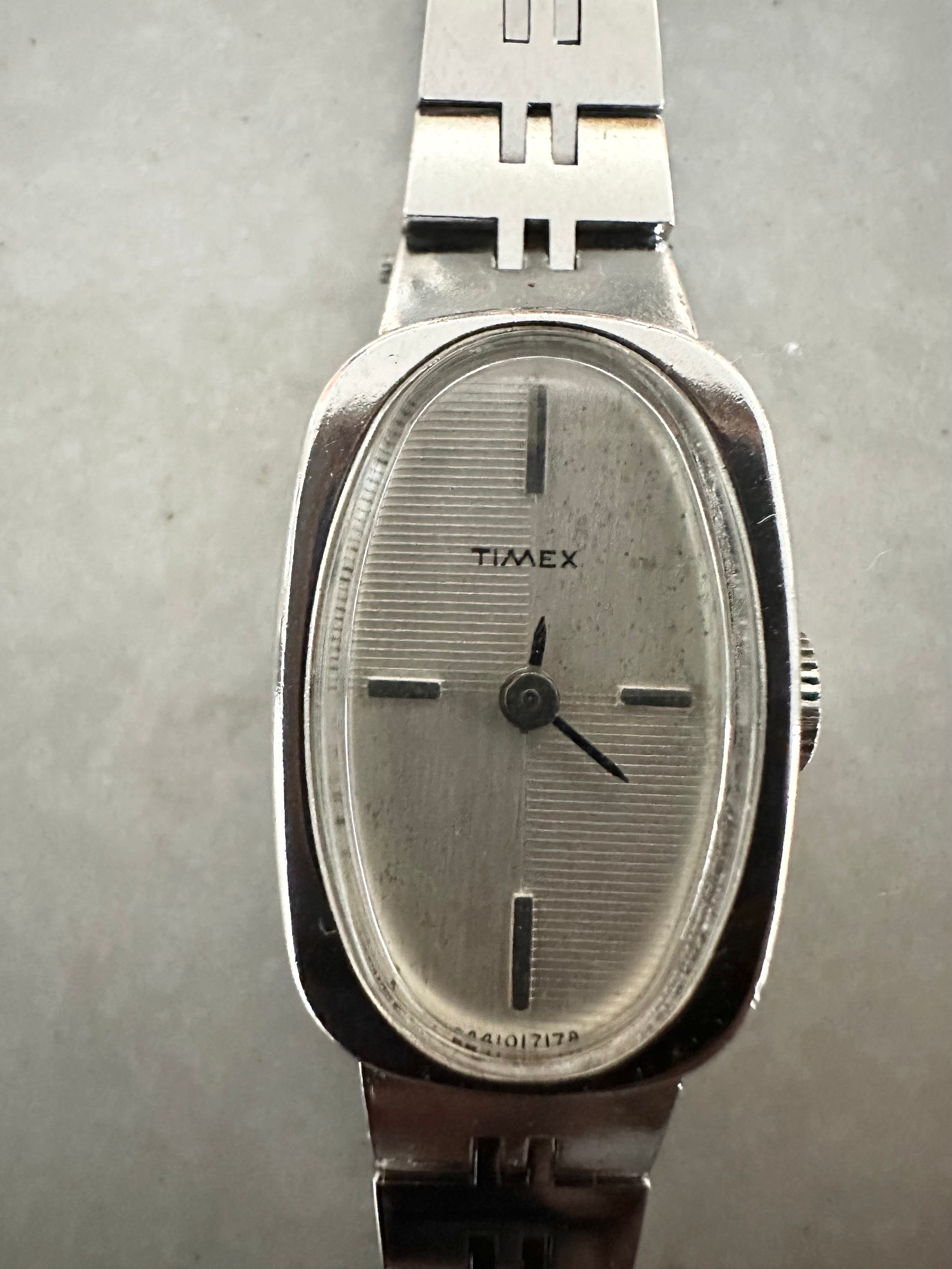 Vintage Silver Timex Oval Cocktail Watch Wind-up Light Patina - Etsy