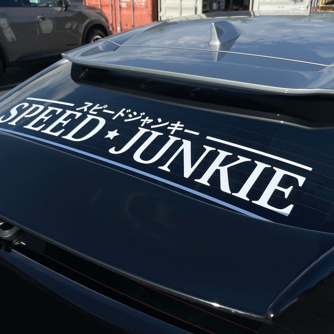 Speed Junkie Decal Sticker / Car Decal JDM Vinyl Graphics - Etsy