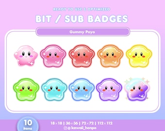 Sliced Cakes Sub Bit Badges Twitch Youtube Discord Streamer Badge Cute ...