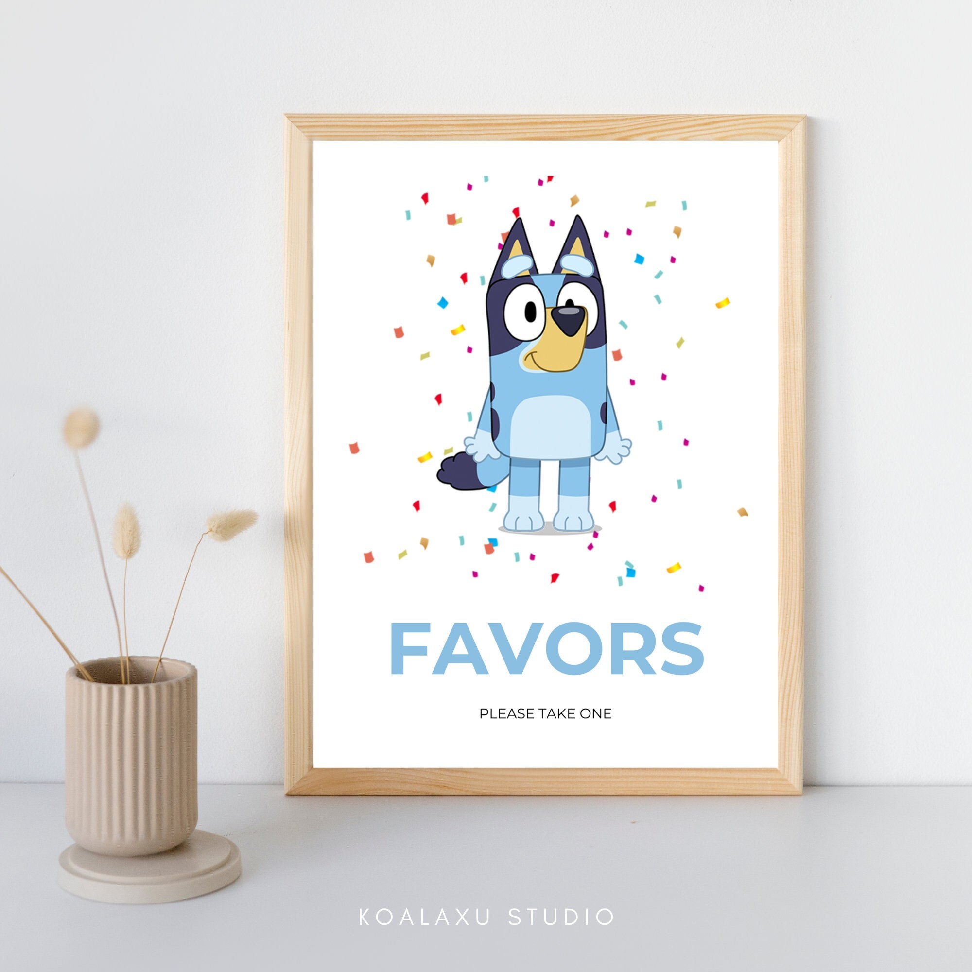 Bluey Birthday Party Signs, Blue Sibling Birthday Party Signs, Bluey ...