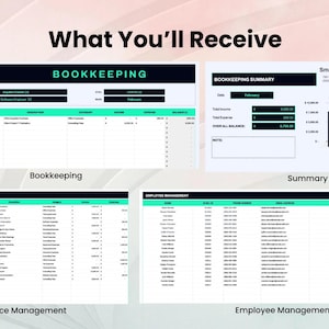 Easy and Simple Bookkeeping Excel Template - Etsy