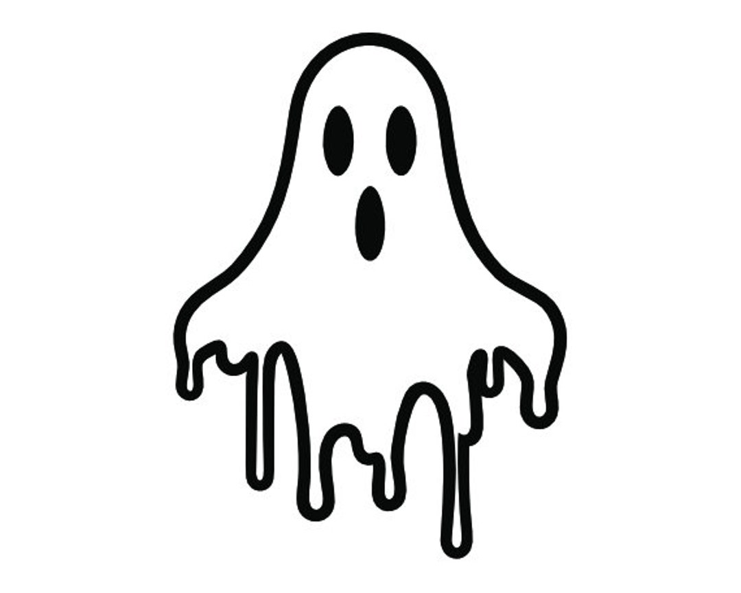 Spooky Drippy Ghost - Etsy