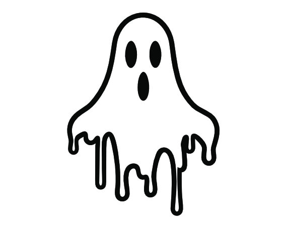 Spooky Drippy Ghost - Etsy