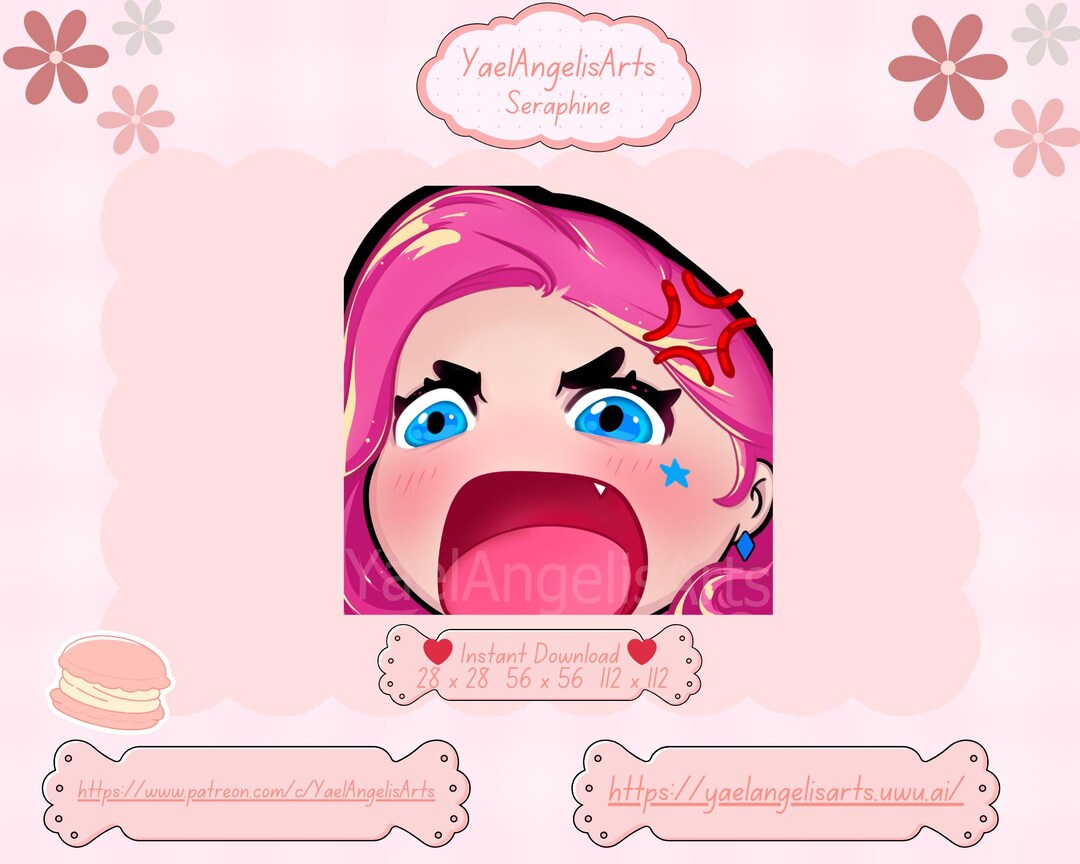 Seraphine Angry Emote / League of Legends / League of Legends Emotes ...