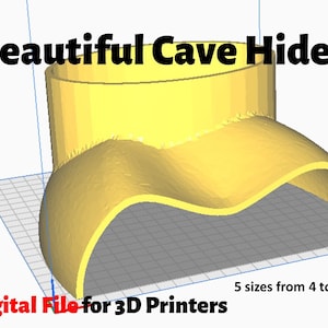 Beautiful Cave Hide Digital STL Files for 3D Printers Print Your Own ...