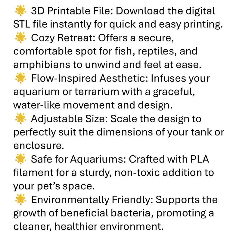 Aquarium Cave Tunnel Decor [TYPE B] Digital STL Files for 3D Printers to Print Your Own Aquarium ...