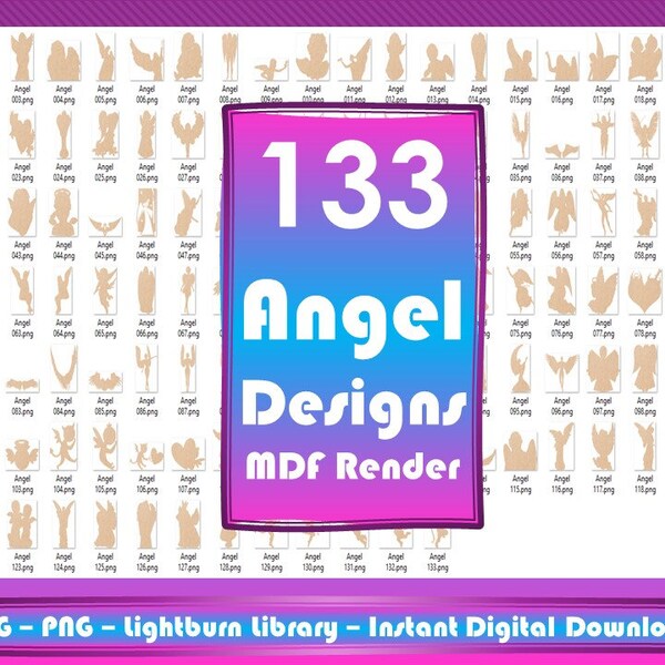 Lightburn Art Library - Etsy