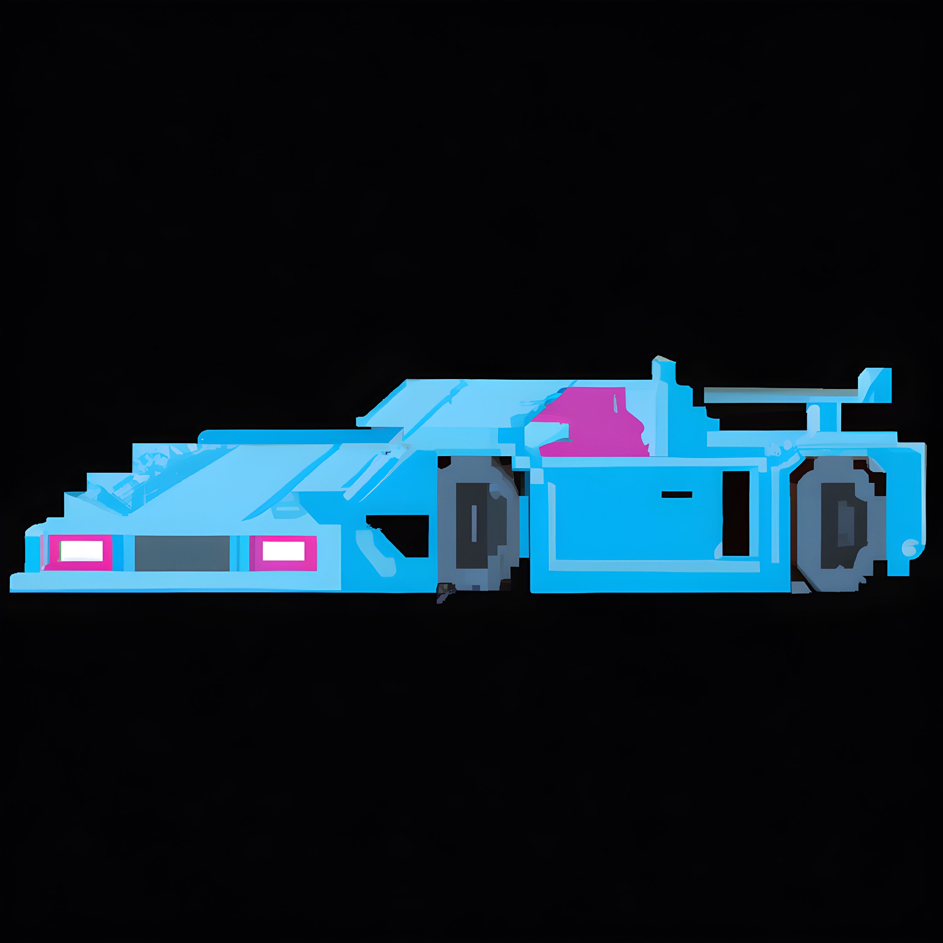 Pixel Art Supercar Digital Download Perfect Gift for Car - Etsy