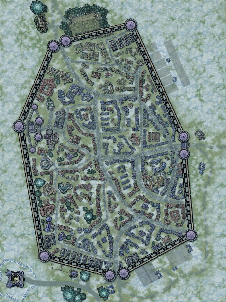 Custom Fantasy RPG World/campaign Maps - Etsy