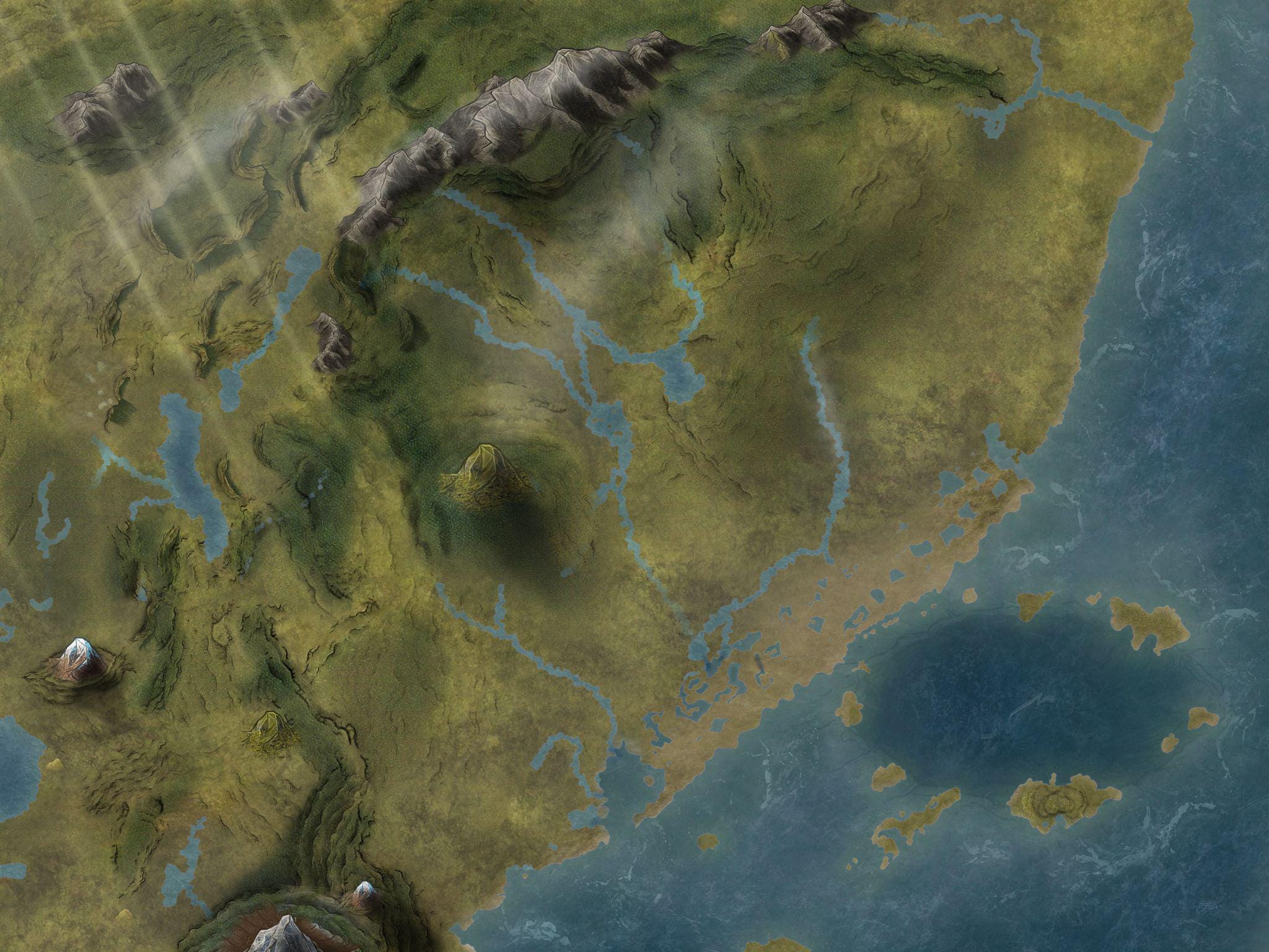 Custom Fantasy RPG World/campaign Maps - Etsy