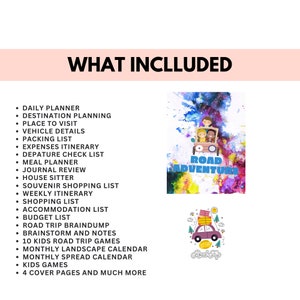 Ultimate Road Trip Planner & Printable Games:fun Activities, Maps ...