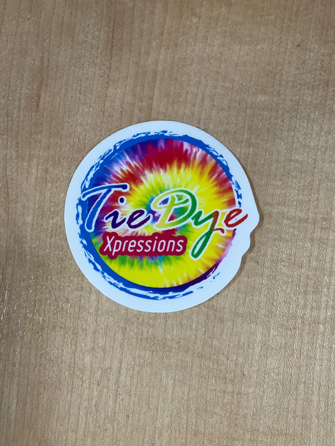 TDX Tie Dye Logo Vinyl Sticker 3 Inch - Etsy