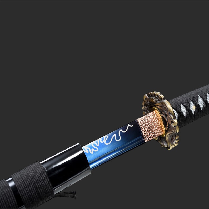 Japanese Samurai Knife Blue Witch Anime Knife Role-playing - Etsy