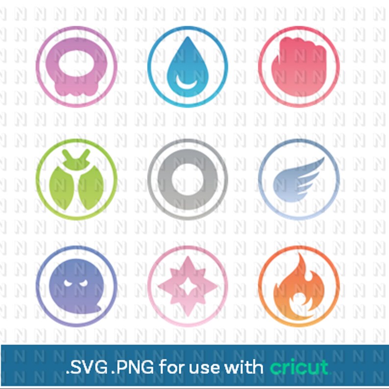 Pokemon SVG Bundle for Cricut / Vinyl Cutters, Instant Download - Etsy ...