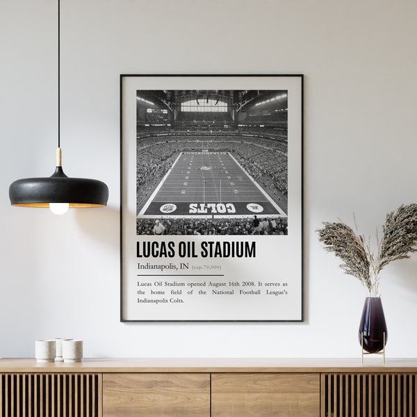 Lucas Oil Stadium Poster - Etsy