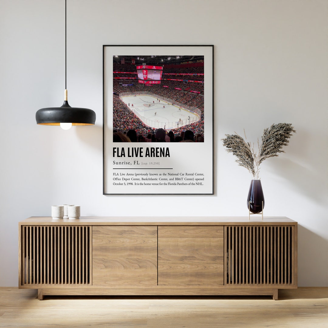 FLA Live Arena Poster/canvas Seat View Florida Panthers - Etsy